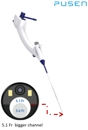 Single-Use Digital Flexible Ureteroscope with suction control | Duomed